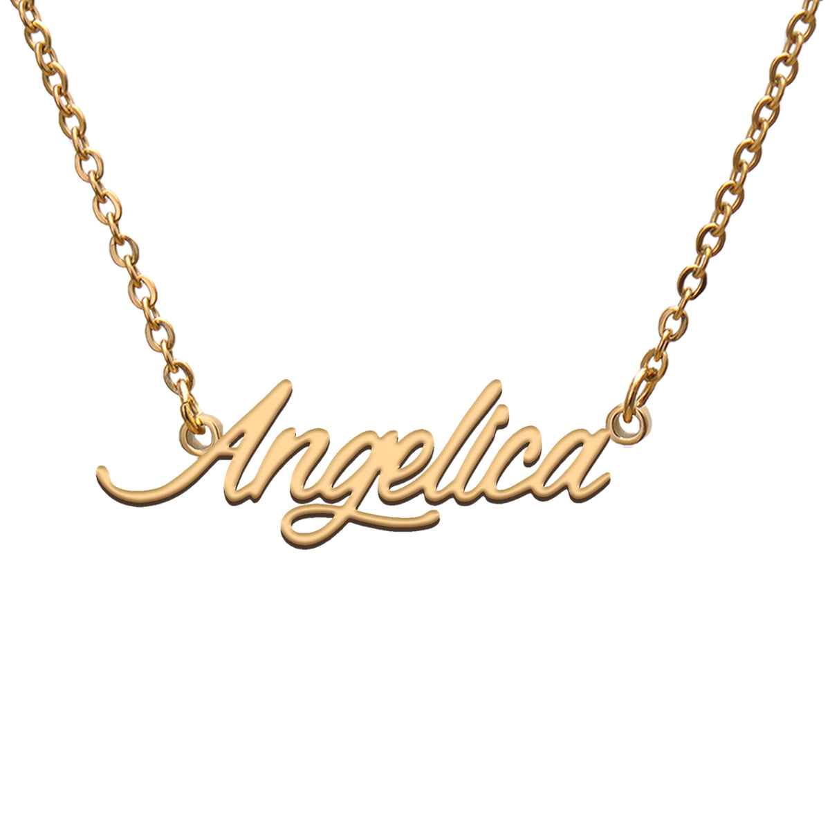 Angelica Name Necklace – aoloshow