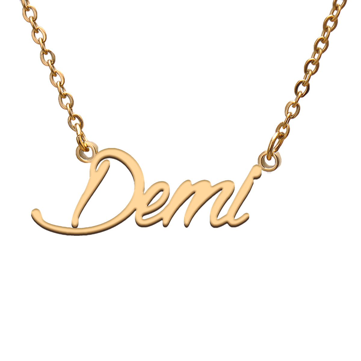Demi Name Necklace – aoloshow